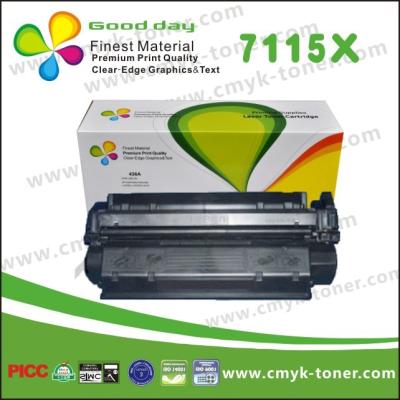 China C7115X Compatible Black Toner Cartridge for HP LaserJet 1000 180g 3500 Pages for sale