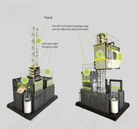 China ZOOMLION Aurora Green 1/20 Scale Collectible Construction Hoist Diecast Alloy Model for sale