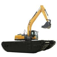 China Customized Amphibious Excavator Pontoons Floating For 7-50 Ton Swamp Buggy for sale