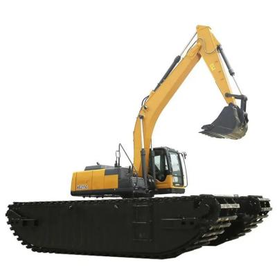 China Customized Amphibious Excavator Pontoons Floating For 7-50 Ton Swamp Buggy for sale