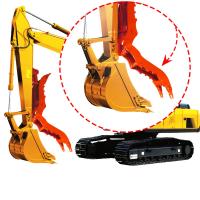 China Mini Excavator Hydraulic Power Thumb Bucket Attachment Q345B Steel Excavator Parts for sale