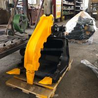 China Mini Excavator Hydraulic Power Thumb Bucket Attachment Q345B Steel Excavator Parts for sale