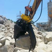 China Mini Excavator Hydraulic Power Thumb Bucket Attachment Q345B Steel Excavator Parts for sale