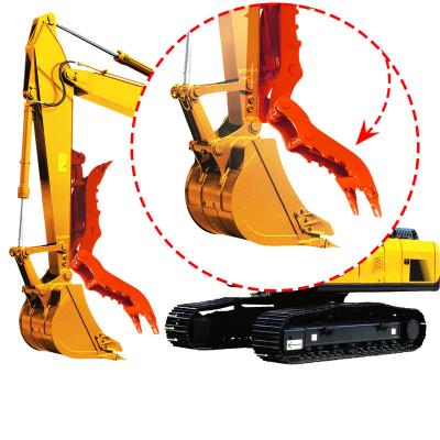China Mini Hydraulic Excavator Thumb Attachment Q345B Steel for sale