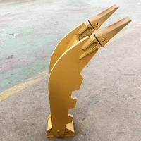 China Customizable Mini Excavator Attachments Hydraulic Thumb Grapple Q345B NM400 for sale