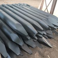 China Excavator Hydraulic Breaker Chisel Tool Blunt Wedge Type 68mm 135mm 140mm for sale