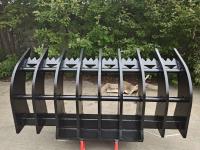 China Customizable Excavator Rake Bucket For Land Clearing Soil Preparation for sale