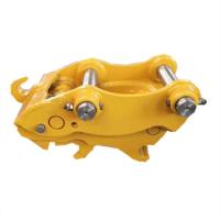 China Steel Hydraulic Quick Hitch Coupler Customized For Hyundai Mini Excavators for sale