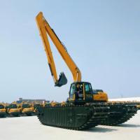 China Dredge Amphibious Excavator Undercarriage Pontoon Floating Corrosion Resistant for sale