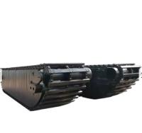 China Customizable Pontoon Amphibious Excavator Undercarriage For 5-30 Ton Swamp for sale