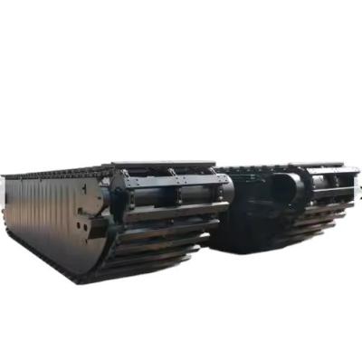 China Customizable Pontoon Amphibious Excavator Undercarriage For 5-30 Ton Swamp for sale
