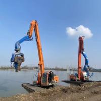 China Customizable Pontoon Amphibious Excavator Undercarriage For 5-30 Ton Swamp for sale
