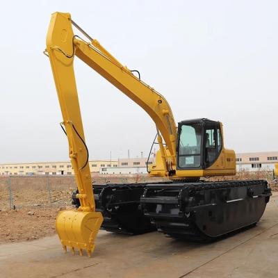 China Defeng Factory Customized 6-50t Amphibious Excavator Undercarriage Floating Pontoon for sale