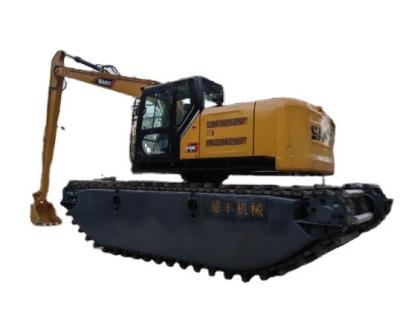 China Q355B Floating Pontoon Undercarriage For 6-50T Amphibious Excavator for sale