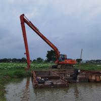 China Hitachi ZX35 Custom Excavator Long Reach Boom Arm 25 Meter Extended Deep Digging for sale