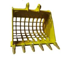 China Heavy Duty Excavator Rock Sieve Bucket Skeleton Grid Screening Construction Attachment for sale