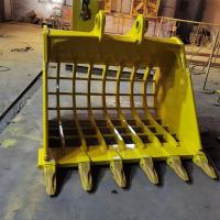 China Heavy Duty Excavator Rock Sieve Bucket Skeleton Grid Screening Construction Attachment for sale