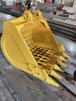 China Heavy Duty Excavator Rock Sieve Bucket Skeleton Grid Screening Construction Attachment for sale