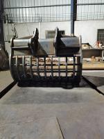 China Heavy Duty Excavator Rock Sieve Bucket Skeleton Grid Screening Construction Attachment for sale