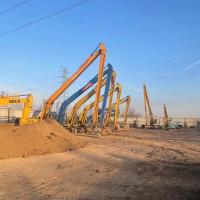 China Defeng Customized Compatible Excavator Long Reach Boom & Arm – OEM Replacement for sale