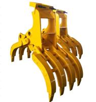 China Factory Customized Multifunctional Timber Gripper Hydraulic Claw Rock Grapple Excavator Log Grapple Wood Grabber for sale