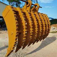 China Mini Excavator Root Rake Bucket Customized High Quality Factory Direct Attachment for sale