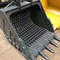 China Customizable Excavator Grid Sieve Rock Skeleton Bucket for Construction Mining Sifting Sorting for sale