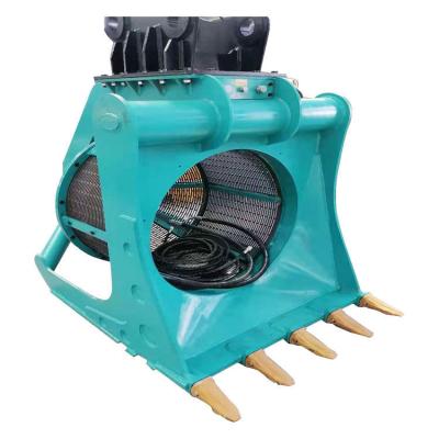 China Soil Sand Gravel Roll Screen Bucket 360 Rotary Screening Bucket for Excavator for sale