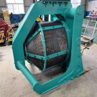 China Soil Sand Gravel Roll Screen Bucket 360 Rotary Screening Bucket for Excavator for sale