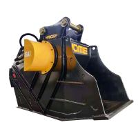 China High Quality Excavator Attachment 20t Excavator Hydraulic Crusher Bucket for Crushing Stone for sale