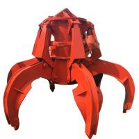 China 5 Ton Multi Functional Electro Hydraulic Rotating Grab Bucket Excavator Crane Attachment for sale