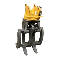 China Hydraulic 360 Rotary Excavator Log Grab Customizable 1-80 Ton for sale