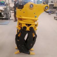 China Hydraulic 360 Rotary Excavator Log Grab Customizable 1-80 Ton for sale