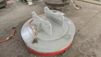 China Custom Excavator Circular Electromagnet Chuck For Metal And Lifting Scrap for sale