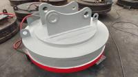 China Custom Excavator Circular Electromagnet Chuck For Metal And Lifting Scrap for sale