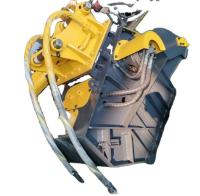 China Excavator Crusher Bucket Rock Crushing Attachment for 12-30 Ton Excavators Heavy Duty for sale