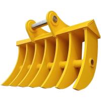 China OEM Customizable High Quality Excavator Rake Attachment Skid Steer Loader Compatible for sale