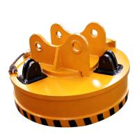 China Custom Excavator Circular Electromagnet Chuck For Metal And Lifting Scrap for sale