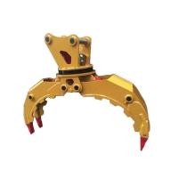 China Factory Direct 360 Rotating 5 Ton Excavator Hydraulic Rock Grapple for  320 330 336 for sale