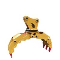 China Factory Direct 360 Rotating 5 Ton Excavator Hydraulic Rock Grapple for  320 330 336 for sale