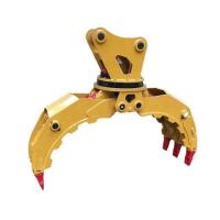 China Factory Direct 360 Rotating 5 Ton Excavator Hydraulic Rock Grapple for  320 330 336 for sale