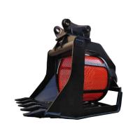 China Excavator Roll Screen Sieve Bucket 360 Rotary Screening Wear Resistant Teeth for sale