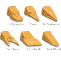 China Removable Steel Excavator Bucket Tooth Replacement Parts HRC55-60 for sale
