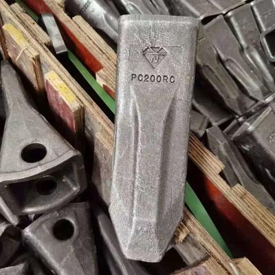 China Komatsu PC200 Excavator Rock Teeth Forged Casting Construction Part 205-70-19570 for sale