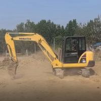 China Komatsu PC56 PC56-7 Mini Used Excavator Pre Owned Digger for sale