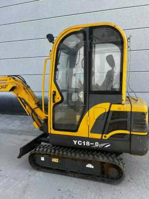China Yuchai 18 Mini Used Excavator Second Hand Digging Machine with Kubota Engine for sale