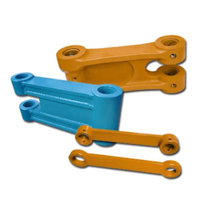 China PC200-8 Excavator Bucket Arm Link H Link High Tensile Steel Q550 Replacement Part for sale