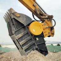China Fine Excavator Screening Bucket for Construction Rock Stone Soil Sorting for sale