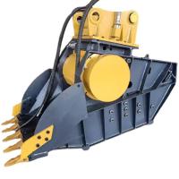 China Fine Excavator Screening Bucket for Construction Rock Stone Soil Sorting for sale