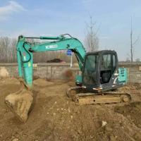 China Kobelco SK75 Series Used Excavator 53.7 kW with Yanmar Engine for sale